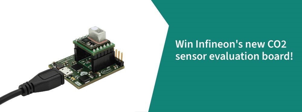 Infineon Giveaway - New XENSIV™ PAS CO2 5V Sensor2Go Evaluation Kit